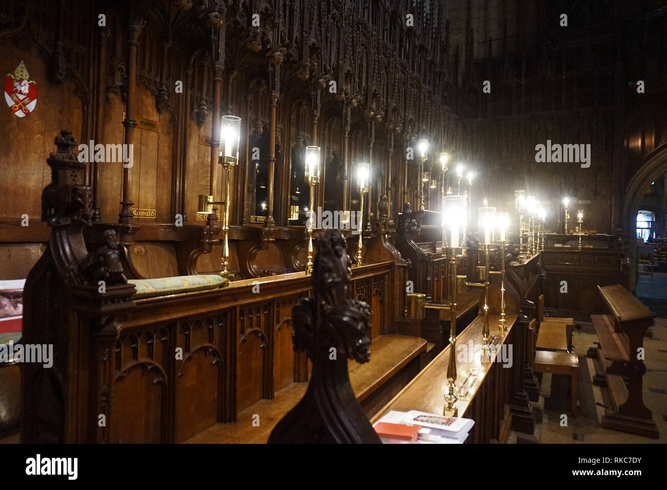 Inside Ripon Cathedral Stock Photo - Alamy