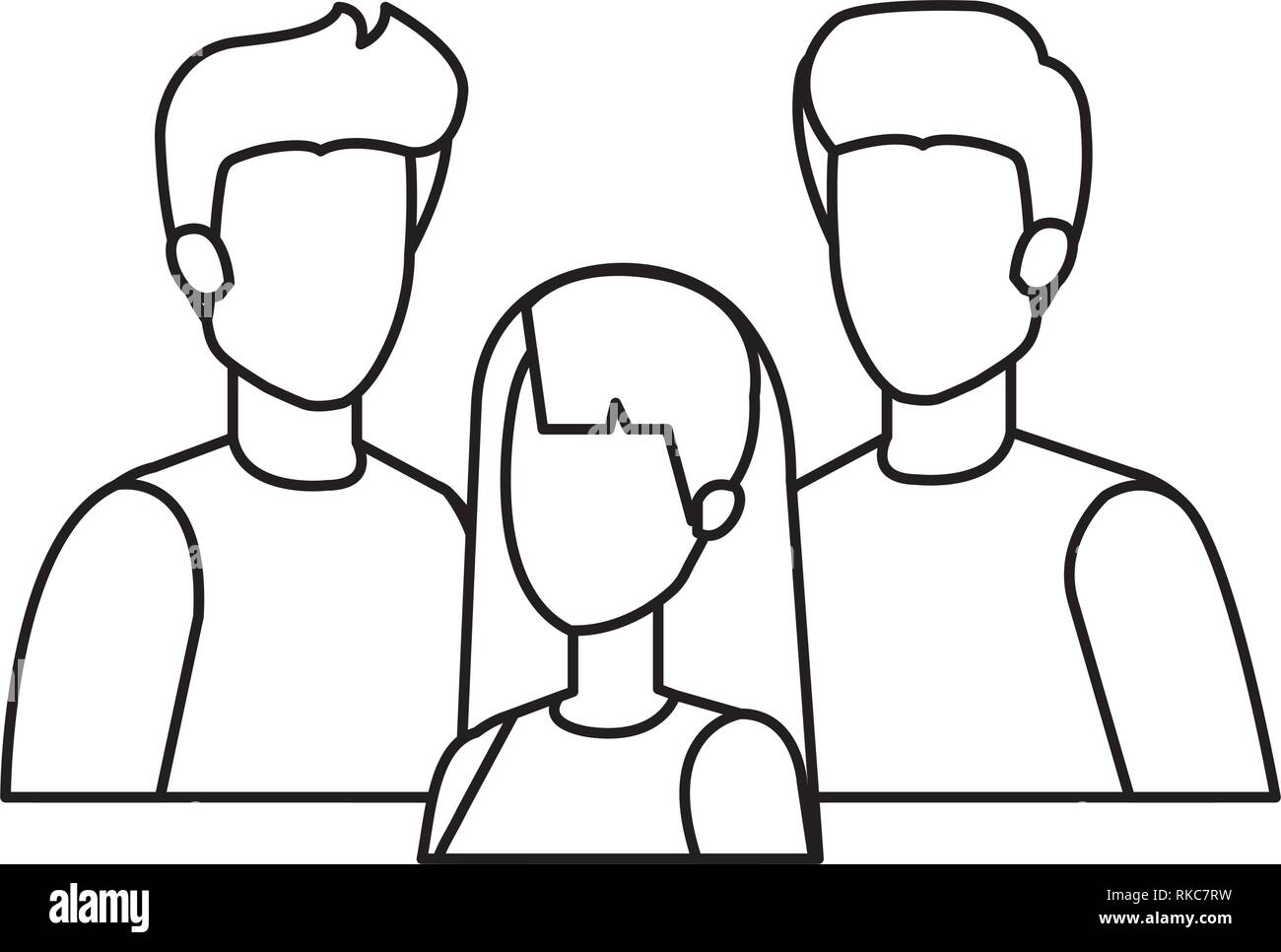 group of people characters vector illustration design Stock Vector ...