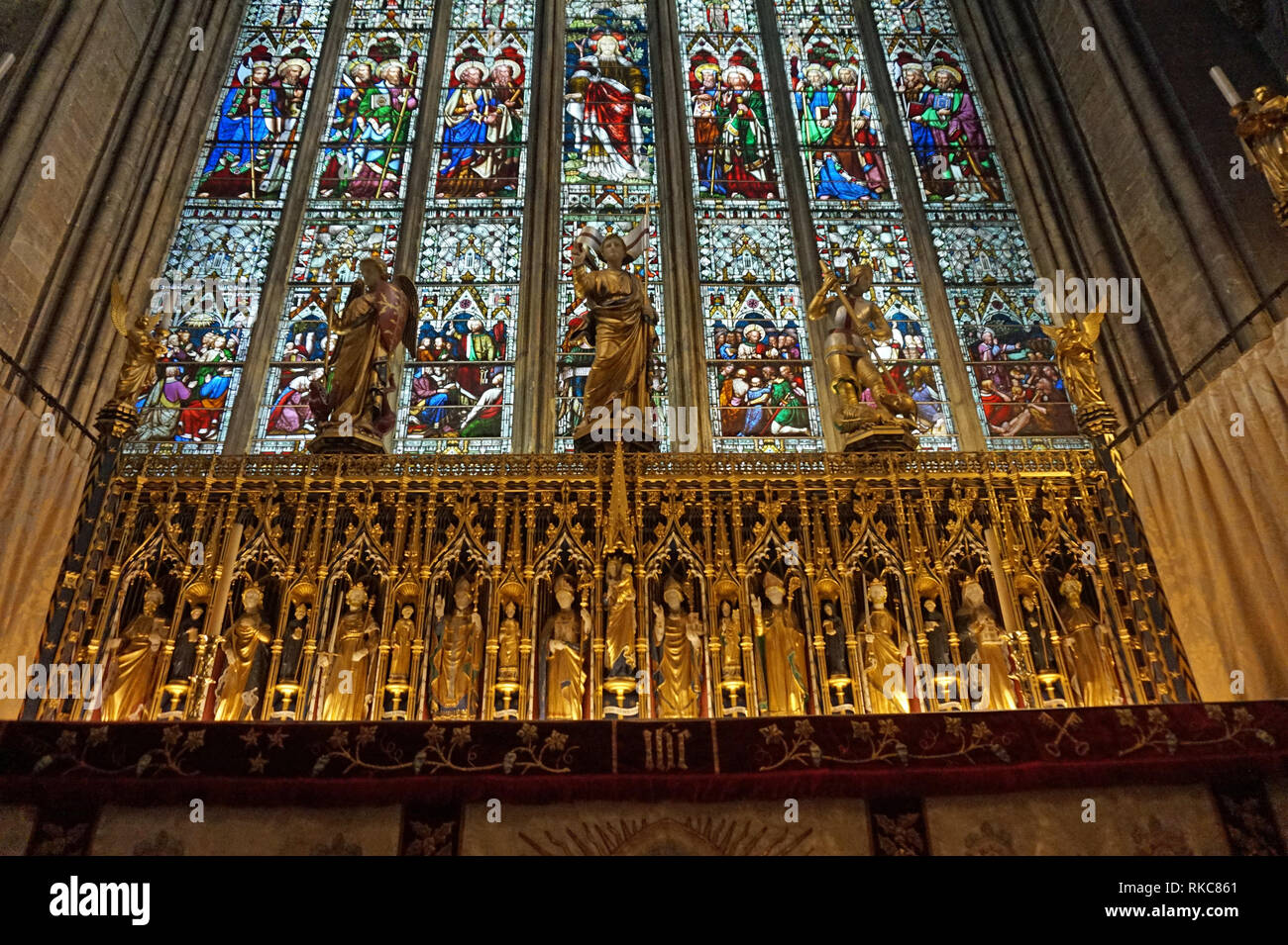 Inside Ripon Cathedral Stock Photo - Alamy