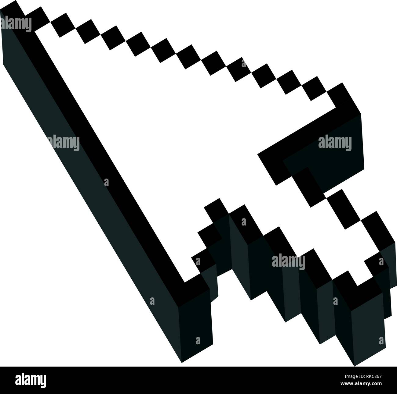 arrow mouse pointer icon vector illustration design Stock Vector Image ...