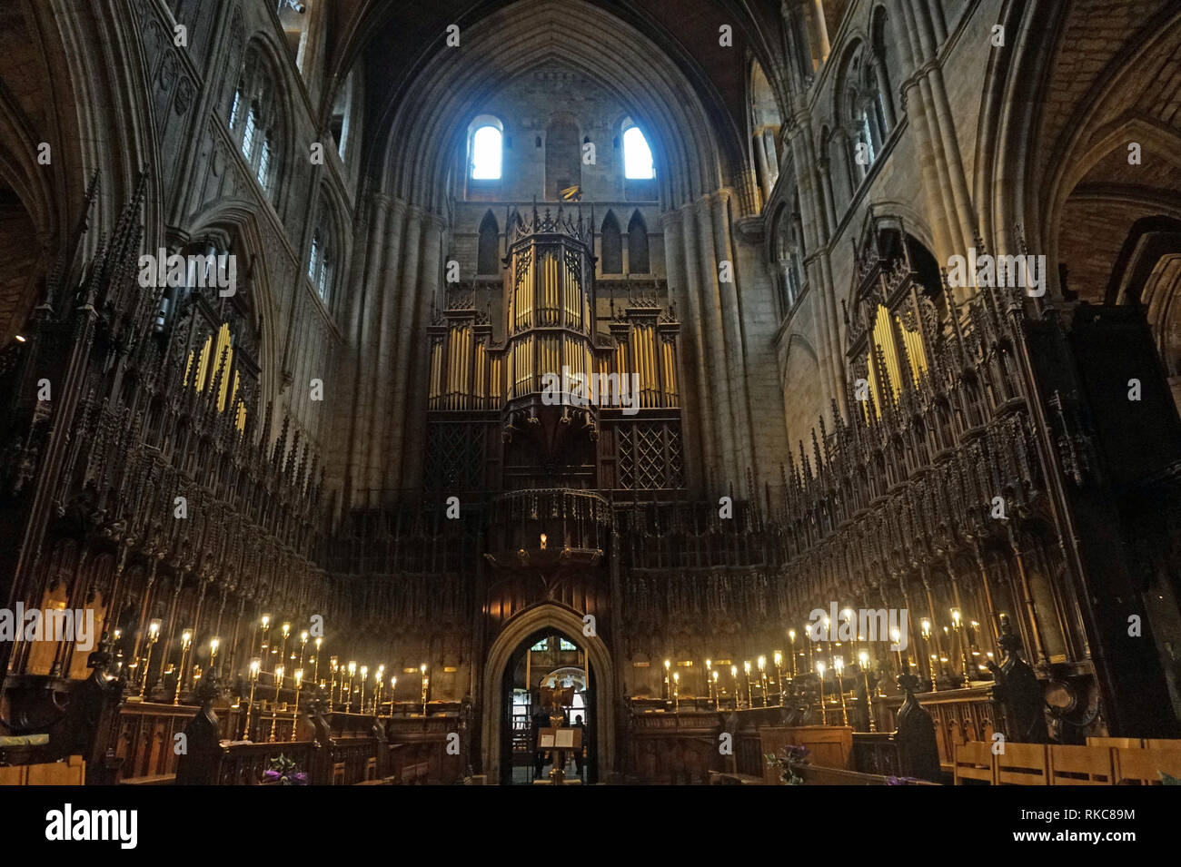 Inside Ripon Cathedral Stock Photo - Alamy