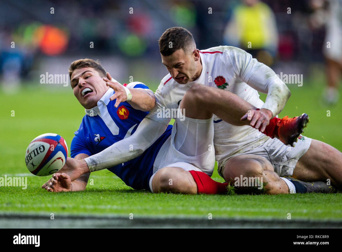 Twickenham Stadium, London, UK. 10th Feb, 2019. Guinness Six Nations ...