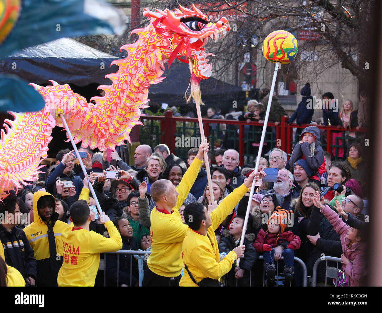 Manchester, UK. 10th Feb 2019. Thousands celebrate Chinese New Year in ...