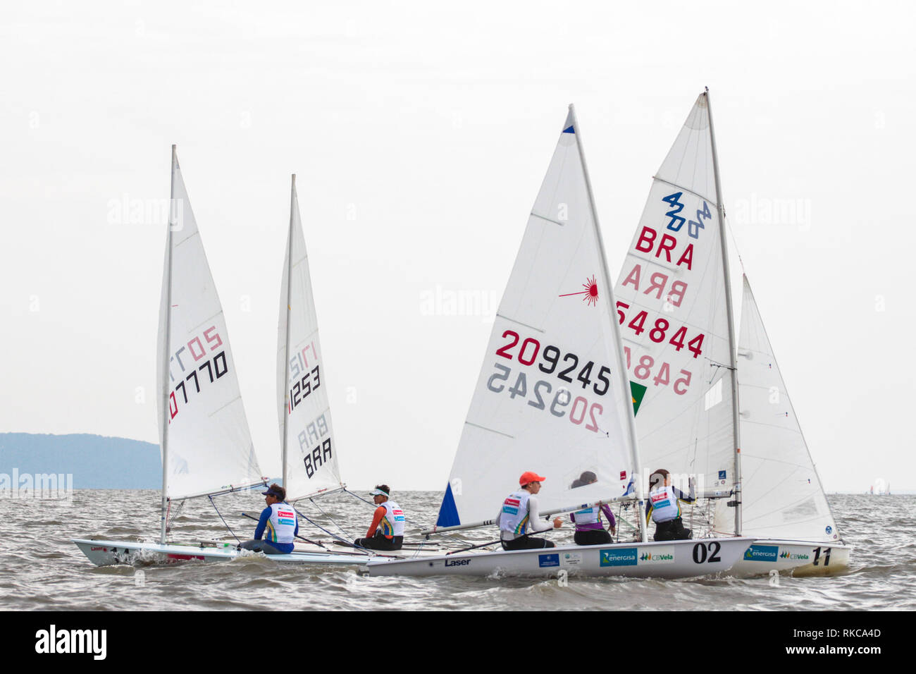 Porto Alegre, Brazil. 10th Feb 2019. 2019 Youth Cup. Brazilian Sailing ...