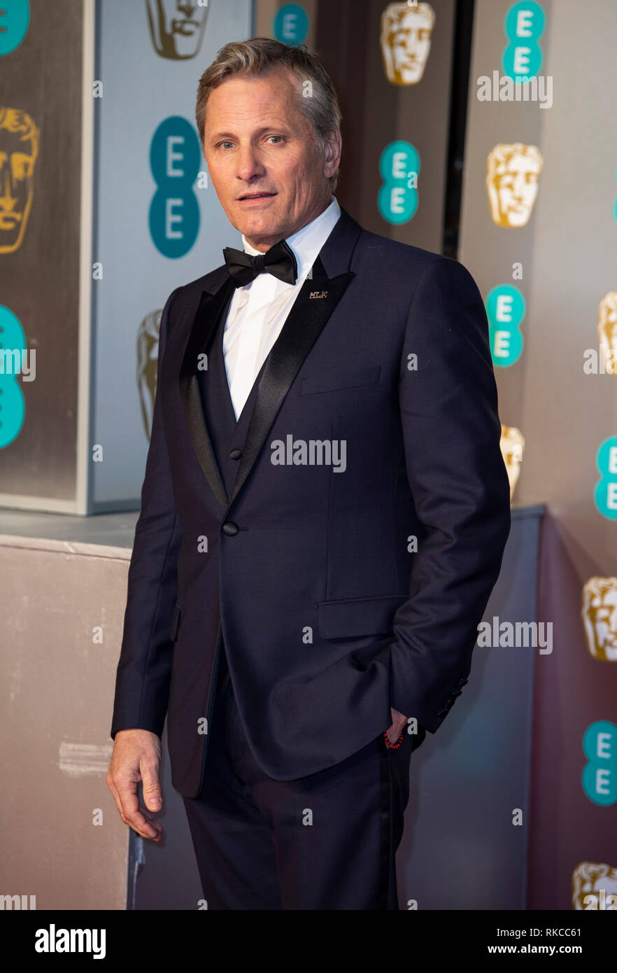London, UK. 10th Feb, 2019. Viggo Mortensen attends the EE British Academy Film Awards at the ...