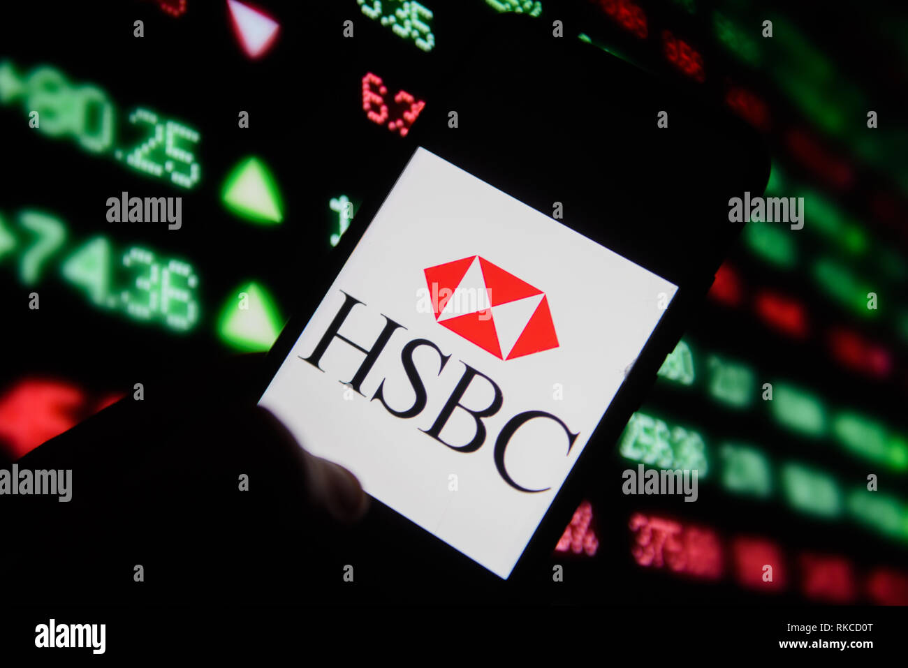 Hsbc phone hi-res stock photography and images - Alamy