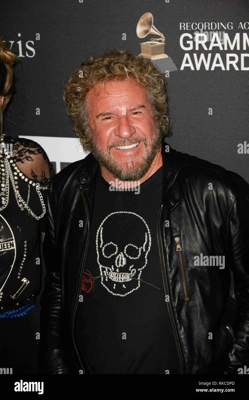 BEVERLY HILLS, CA- FEBRUARY 09: Sammy Hager at the Clive Davis Pre ...