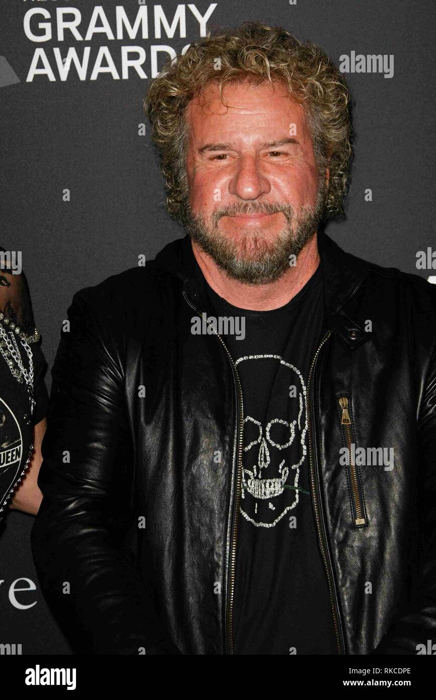 BEVERLY HILLS, CA- FEBRUARY 09: Sammy Hager at the Clive Davis Pre ...