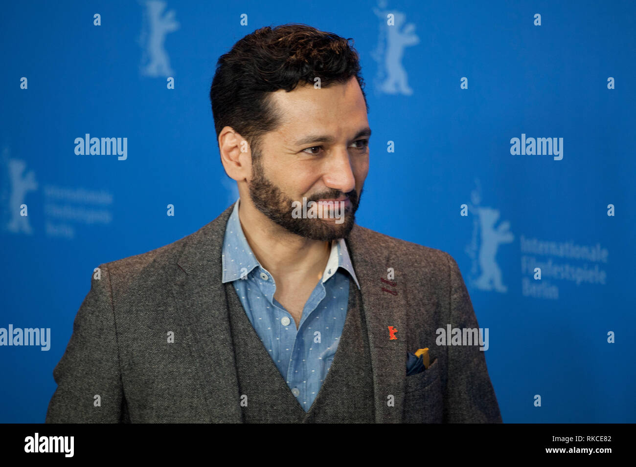 Actor Cas Anvar at the photocall for the film The Operative (Die ...
