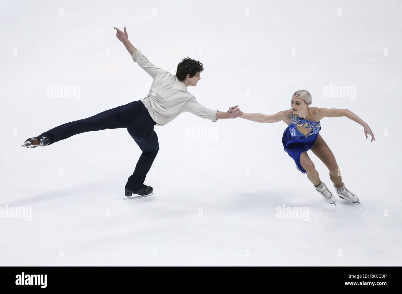 Los Angeles, California, USA. 10th Feb, 2019. Piper Gilles and Paul ...