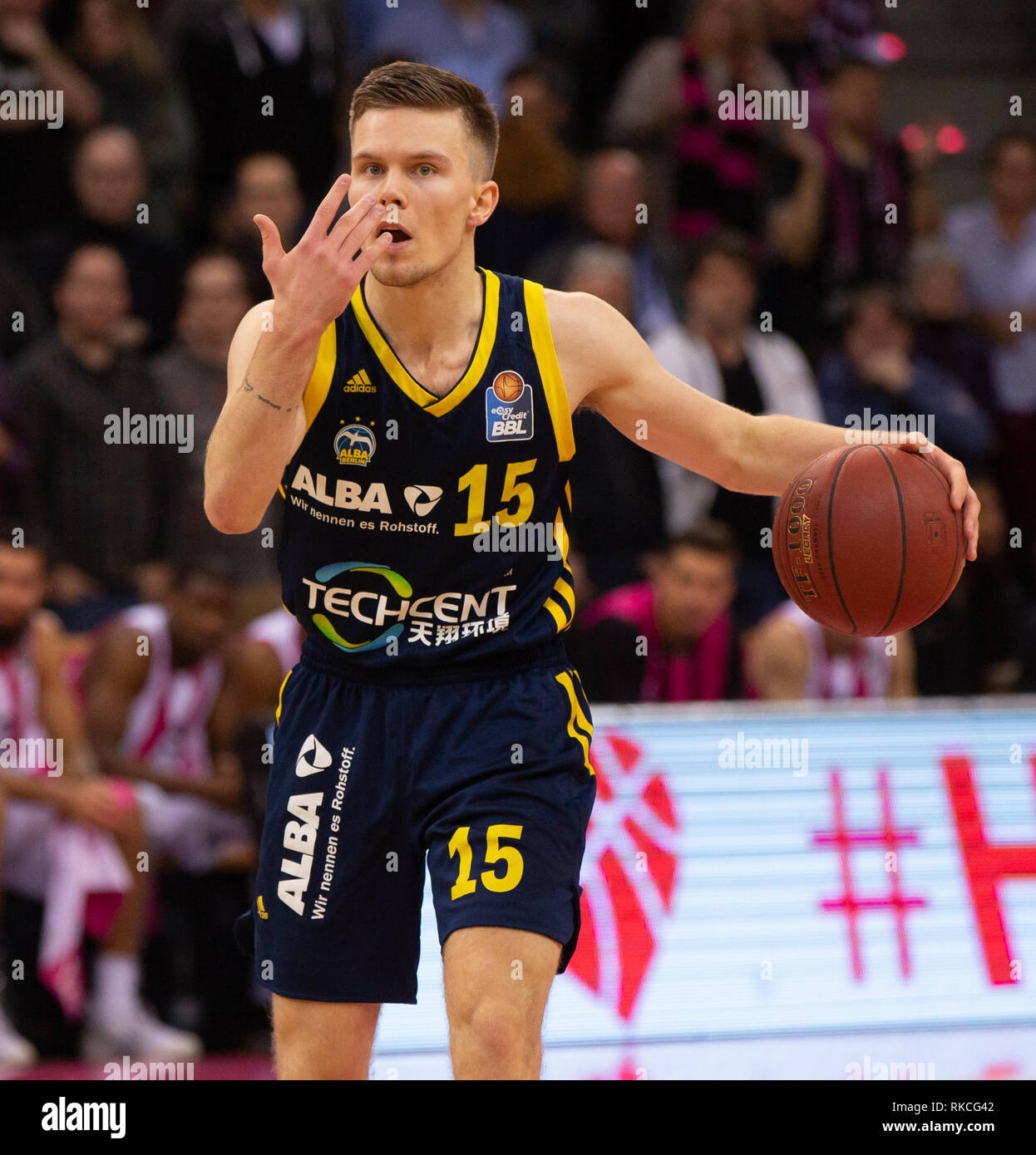 Martin hermannsson of alba berlin gestures hi-res stock photography and ...