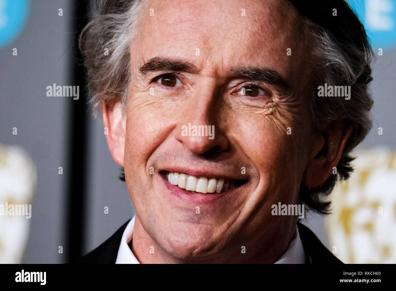 London, UK. 10th Feb, 2019. Steve Coogan poses on the red carpet at the ...