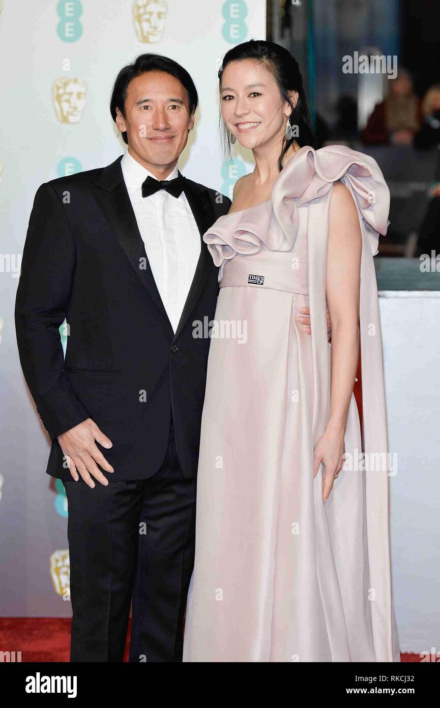 LONDON, UK - FEBRUARY 10: Jimmy Chin and Elizabeth Chai Vasarhelyi at ...