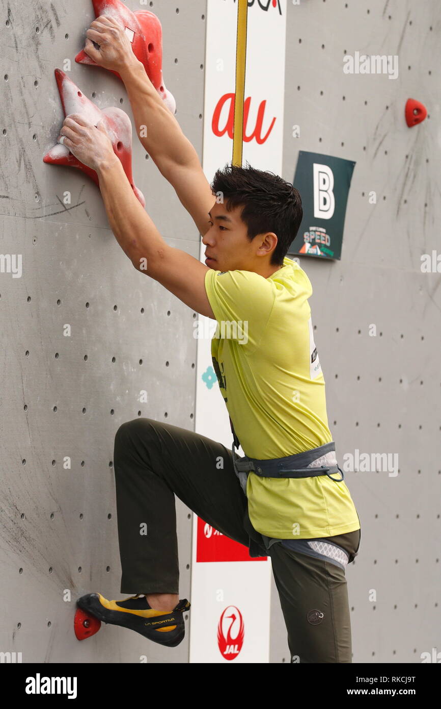Rei Sugimoto, FEBRUARY 10, 2019 - Sport Climbing : The 1st Speed Japan ...