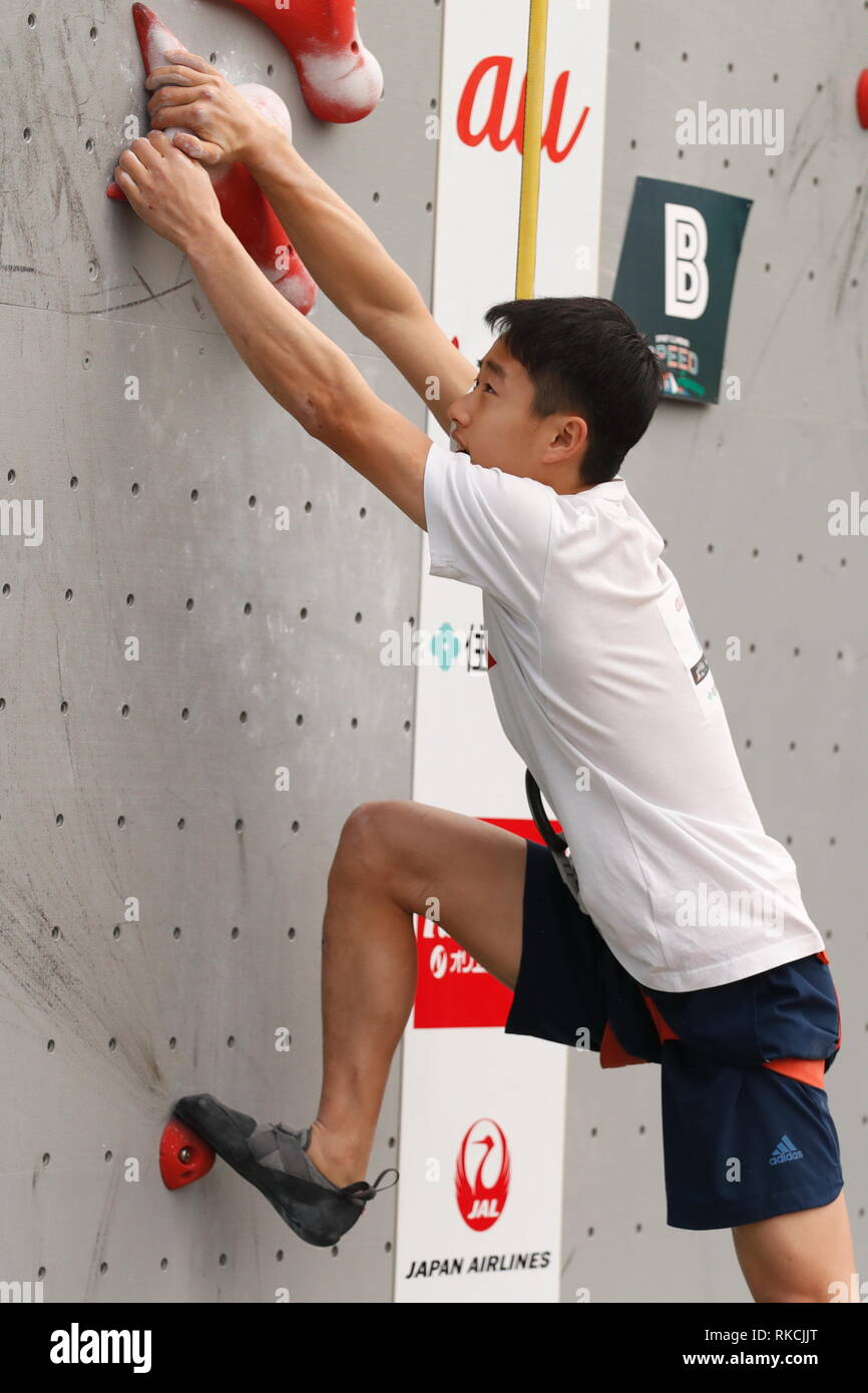 Tokyo, Japan. 10th Feb, 2019. Ryoei Nukui Sport Climbing : The 1st ...