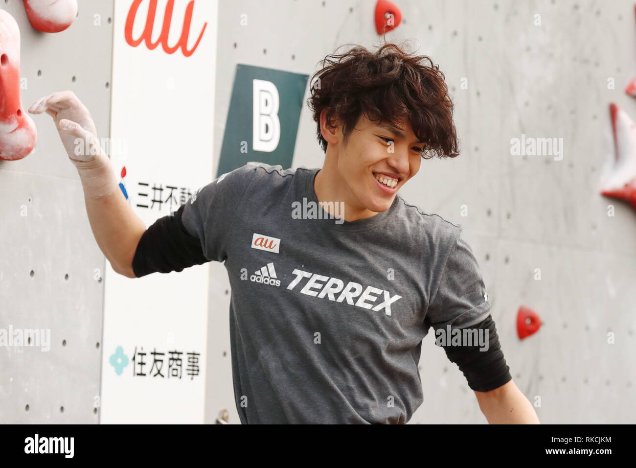 Tokyo, Japan. 10th Feb, 2019. Meichi Narasaki Sport Climbing : The 1st ...