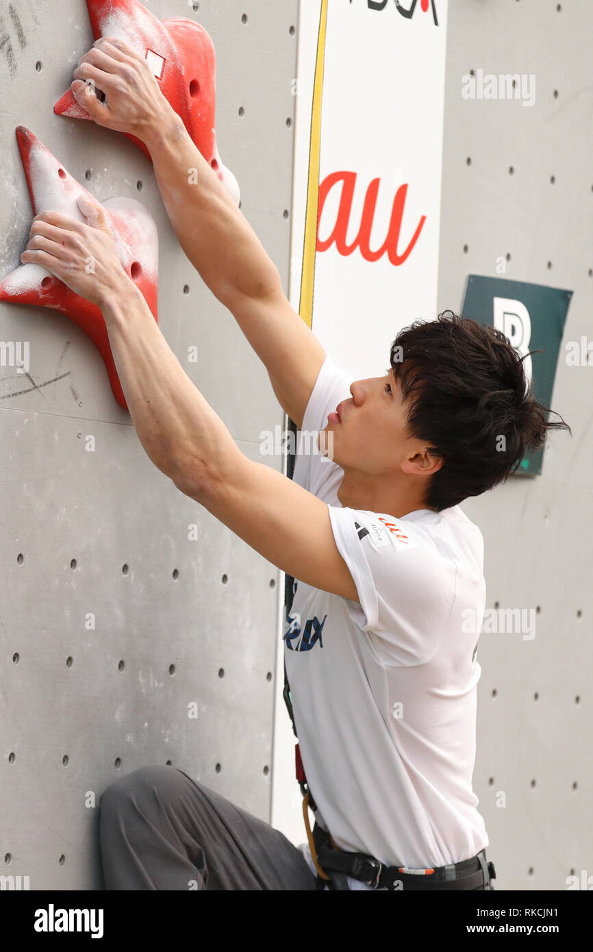Tokyo, Japan. 10th Feb, 2019. Ryo Inoue Sport Climbing : The 1st Speed ...