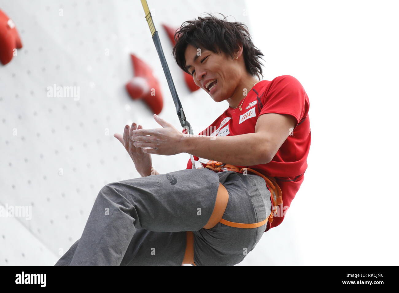 Tokyo, Japan. 10th Feb, 2019. Tomoa Narasaki Sport Climbing : The 1st ...