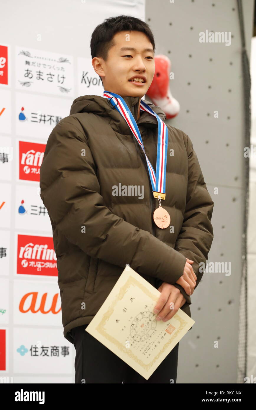 Tokyo, Japan. 10th Feb, 2019. Ryoei Nukui Sport Climbing : The 1st ...