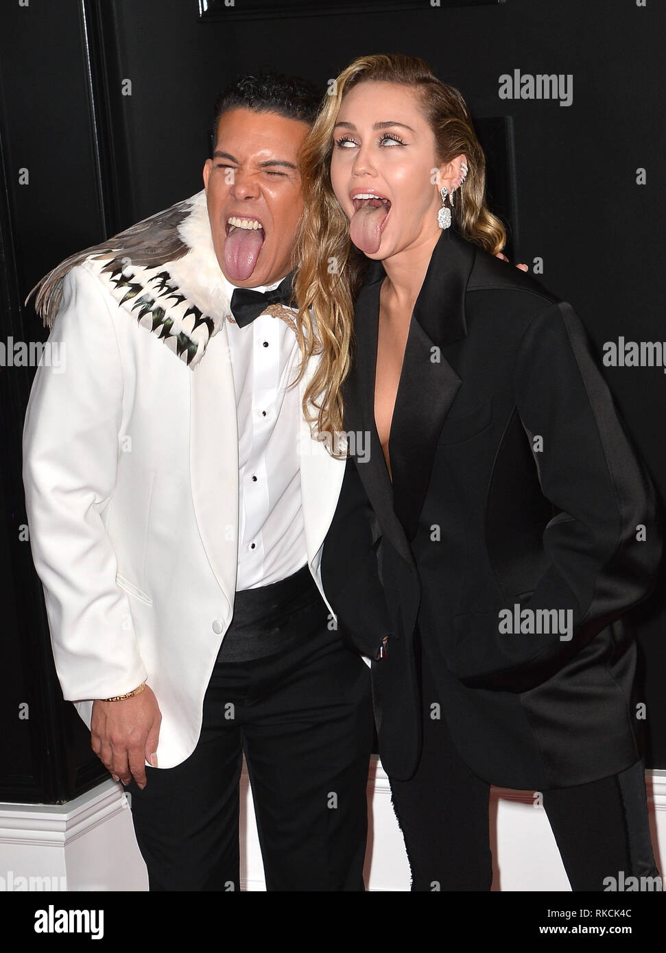 Los Angeles, Ca, USA. 10th Feb, 2019. Miley Cyrus at the 61st Annual ...