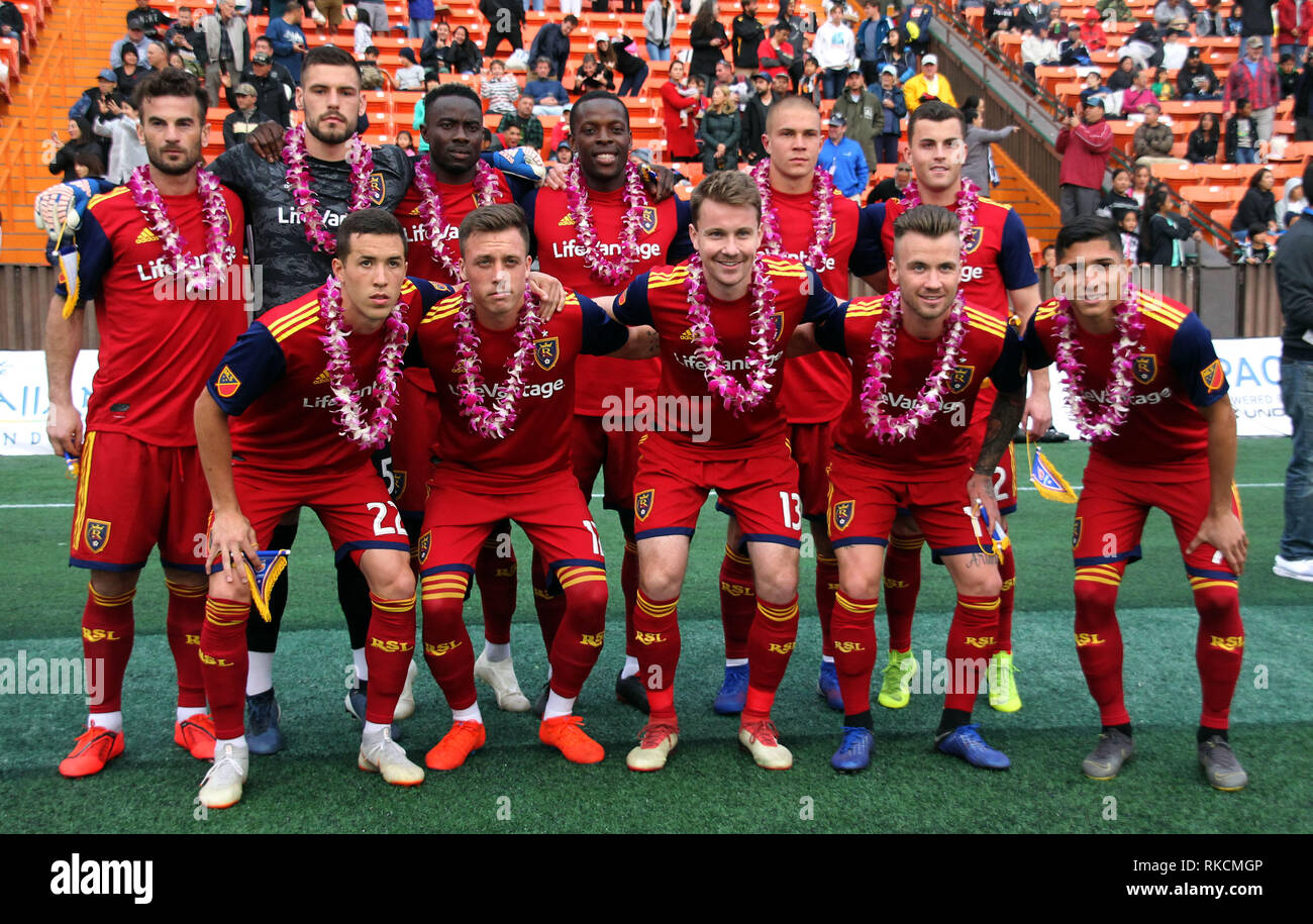 February 10, 2019 - RSL team photo during the Pacific Rim Cup ...