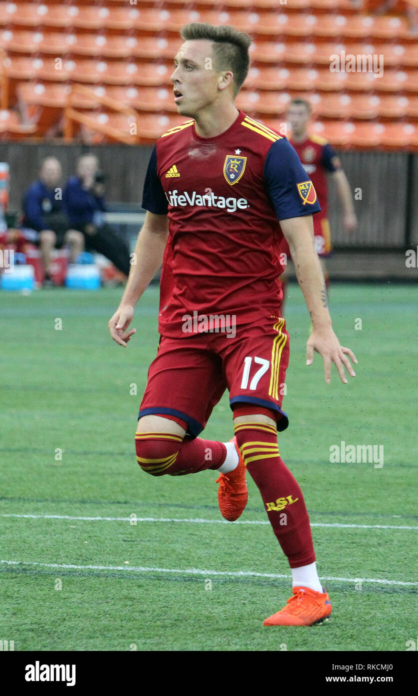 February 10, 2019 - Real Salt Lake midfielder Corey Baird #17 during ...