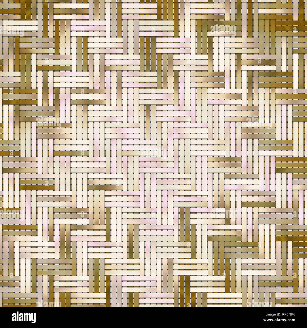 Abstract conceptual virtual geometric pattern woven mat or rattan. For ...