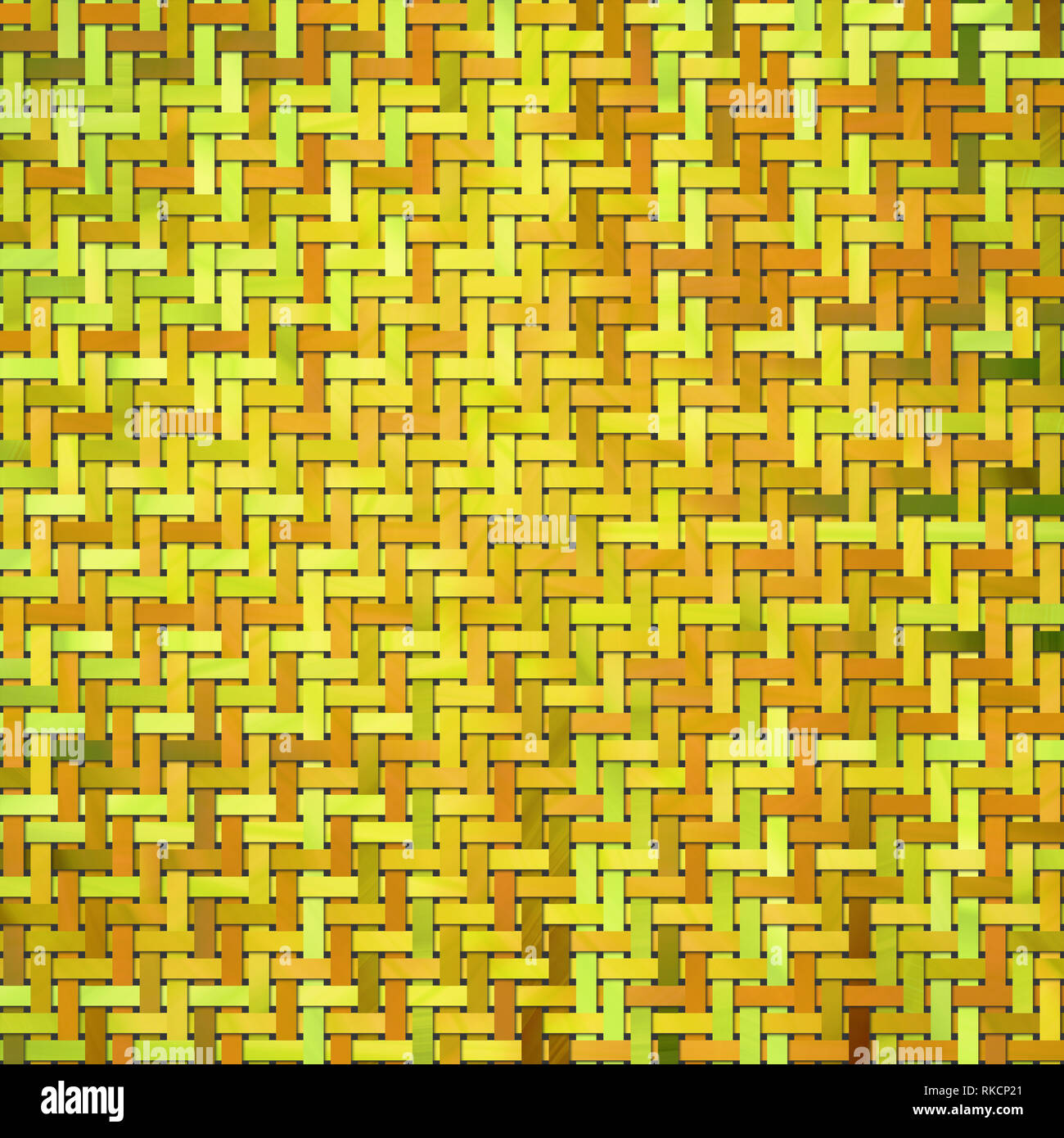 Decorative and virtual geometric pattern woven mat or rattan ...