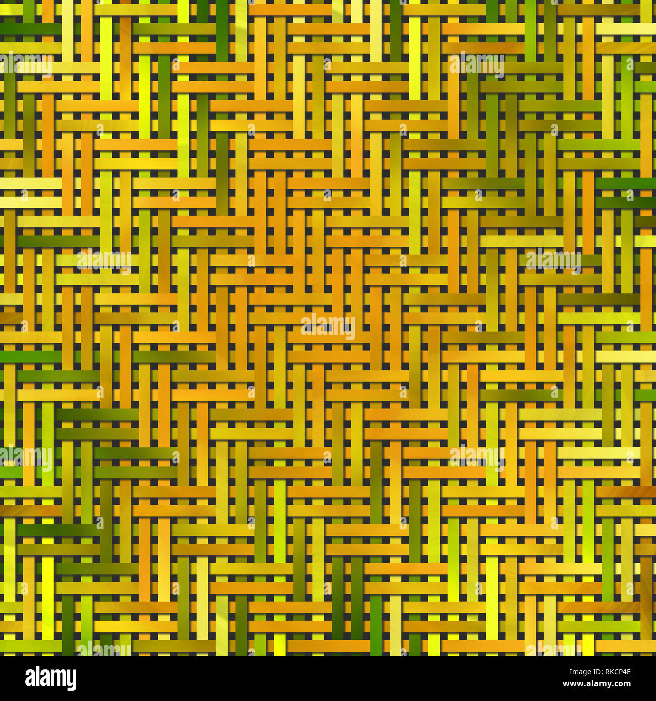 Decorative and virtual geometric pattern woven mat or rattan ...