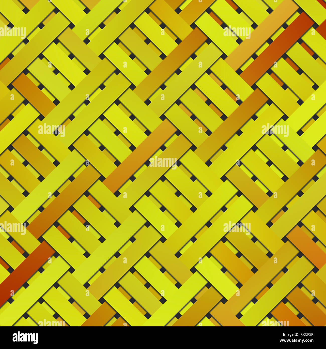 Background abstract woven mat or rattan, virtual geometric pattern for ...