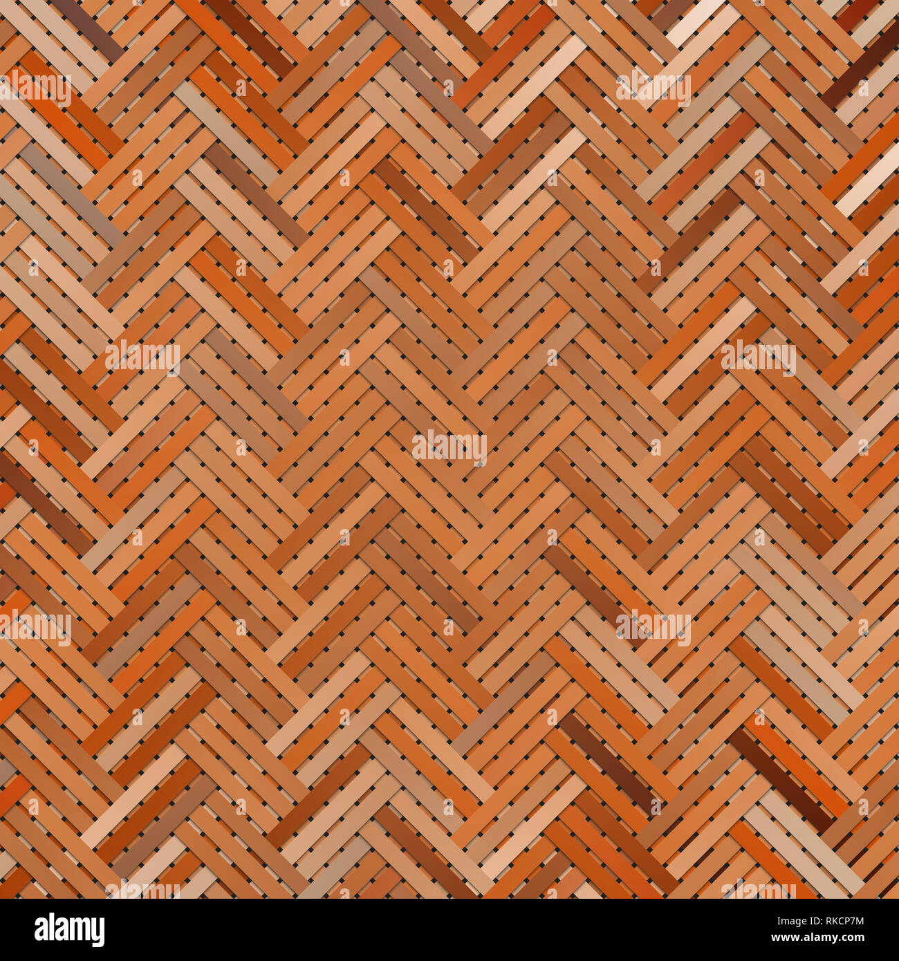 Background abstract woven mat or rattan, virtual geometric pattern for ...