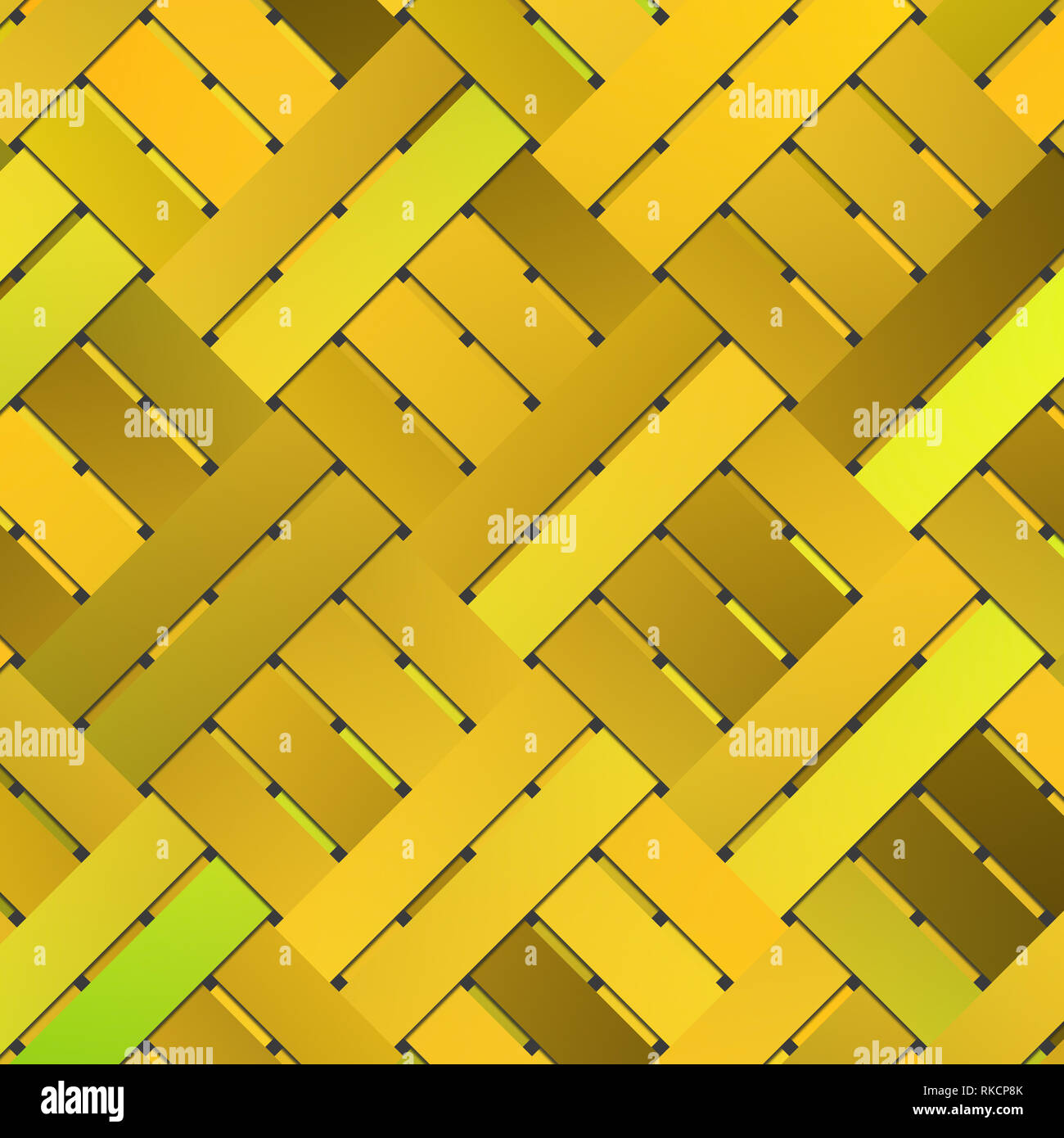 Background abstract woven mat or rattan, virtual geometric pattern for ...