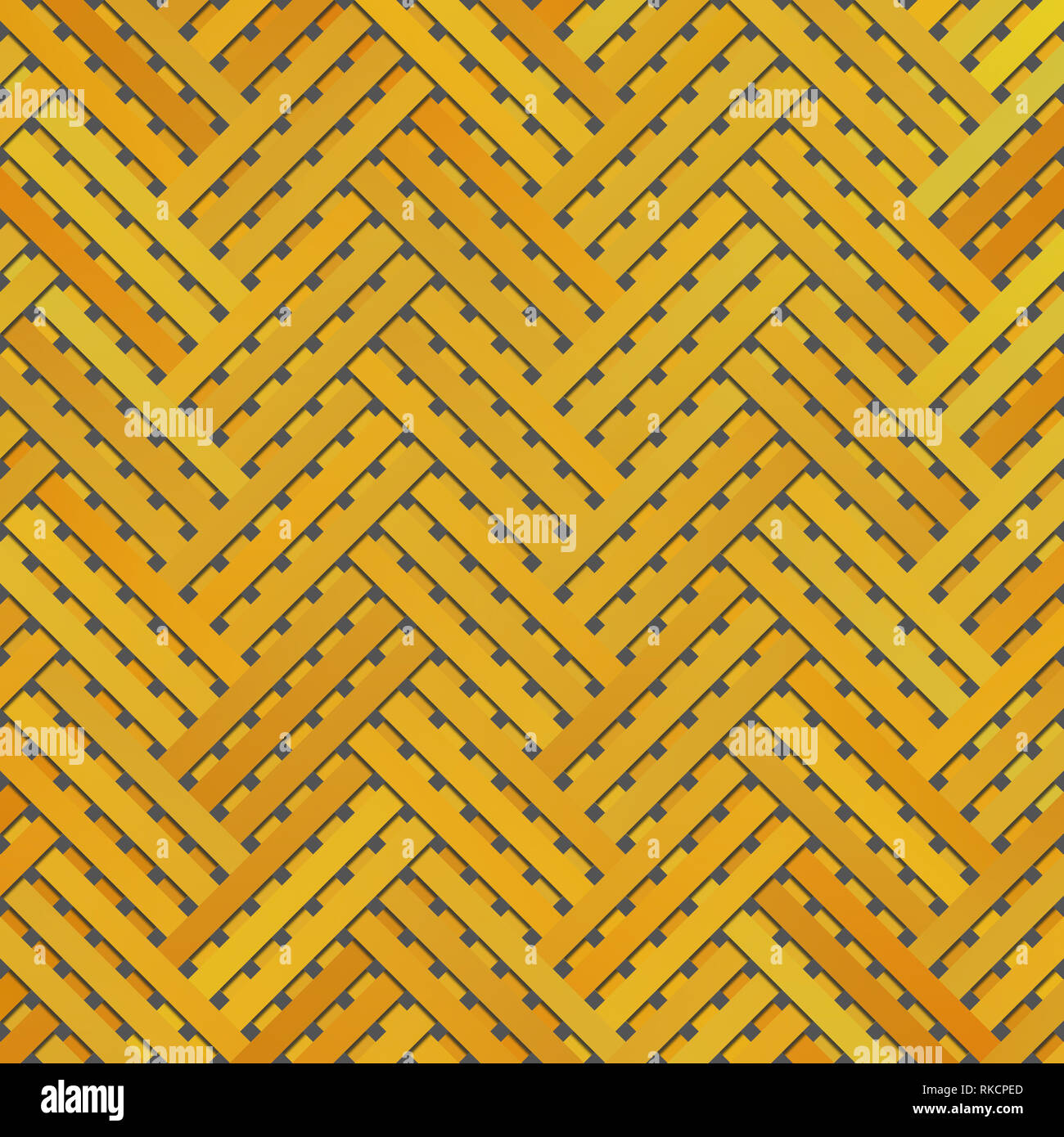 Decorative and virtual geometric pattern woven mat or rattan ...