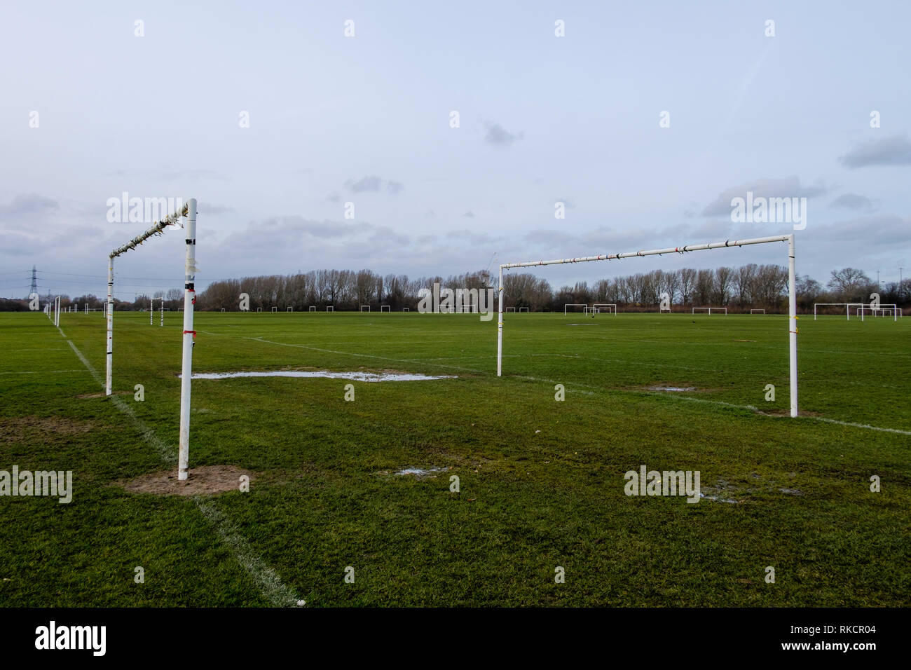 Football pitches hi-res stock photography and images - Alamy