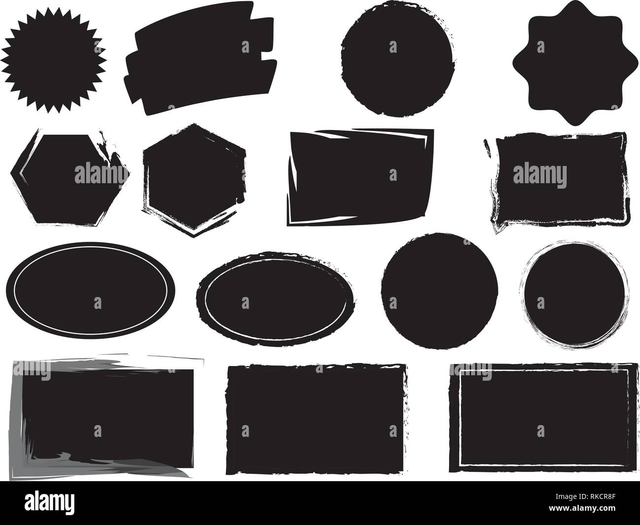 Collection of sale shopping banners - Special offer splash and sale ...