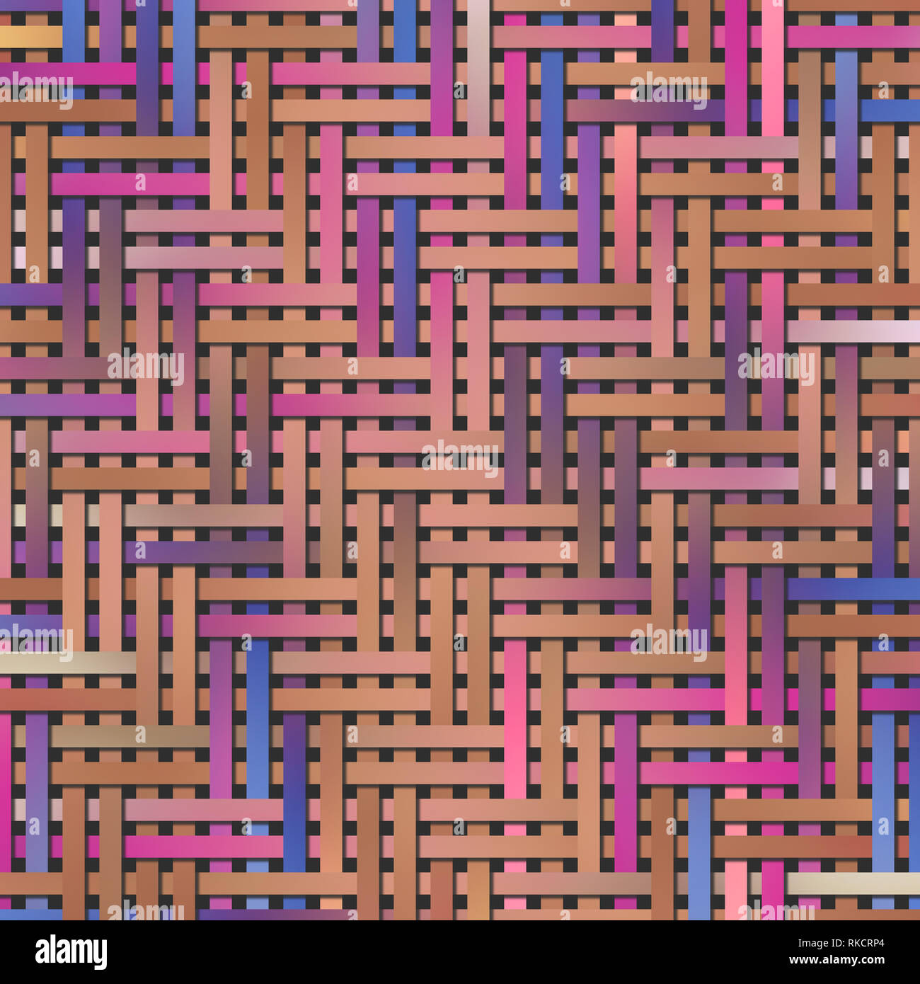 Virtual geometric pattern woven mat or rattan illustrations background ...