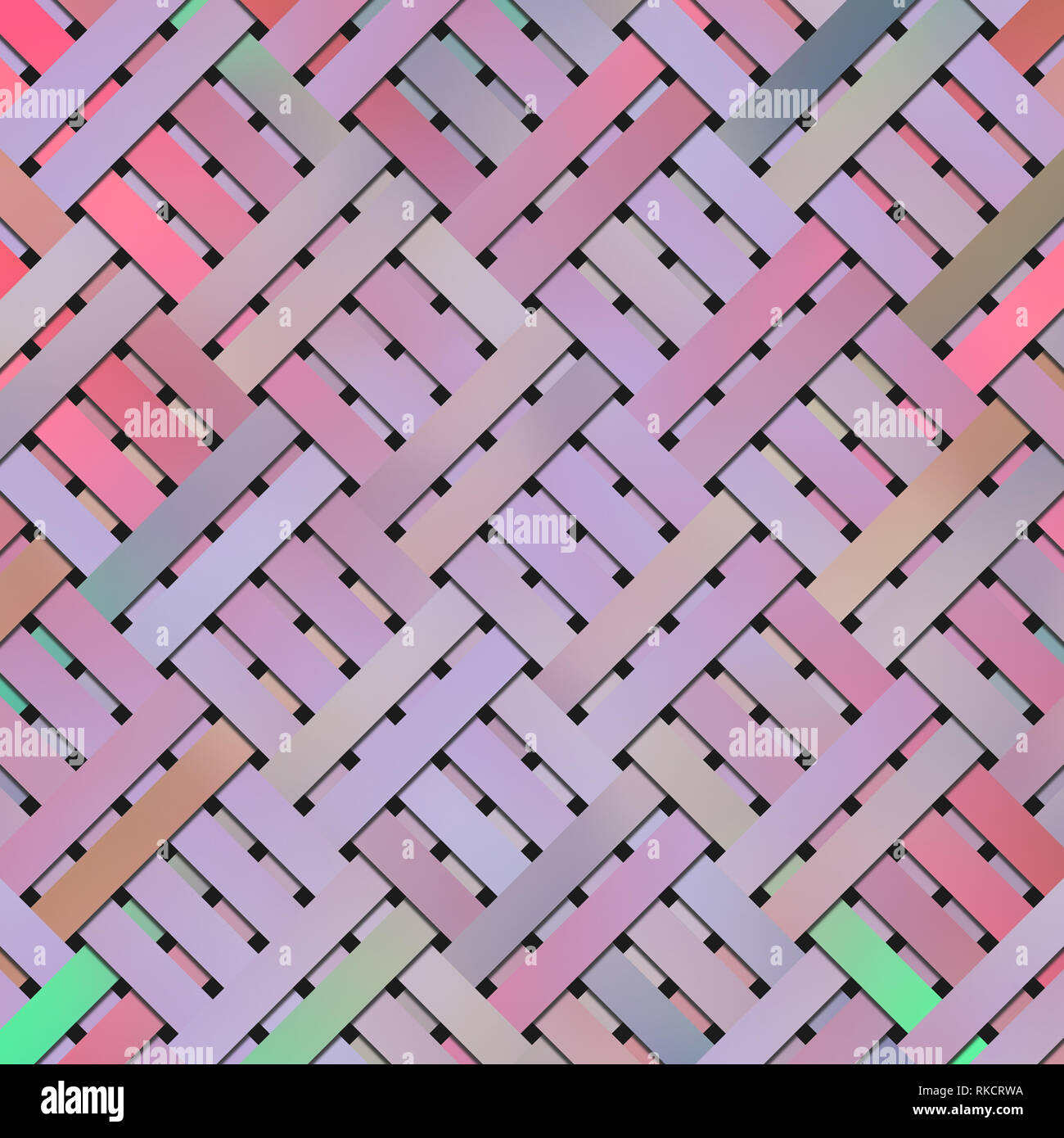 Woven mat or rattan background virtual geometric pattern, for graphic ...