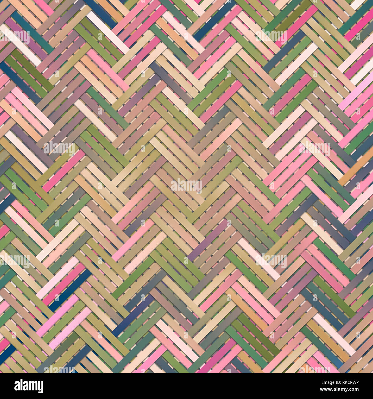 Abstract conceptual virtual geometric pattern woven mat or rattan. For ...