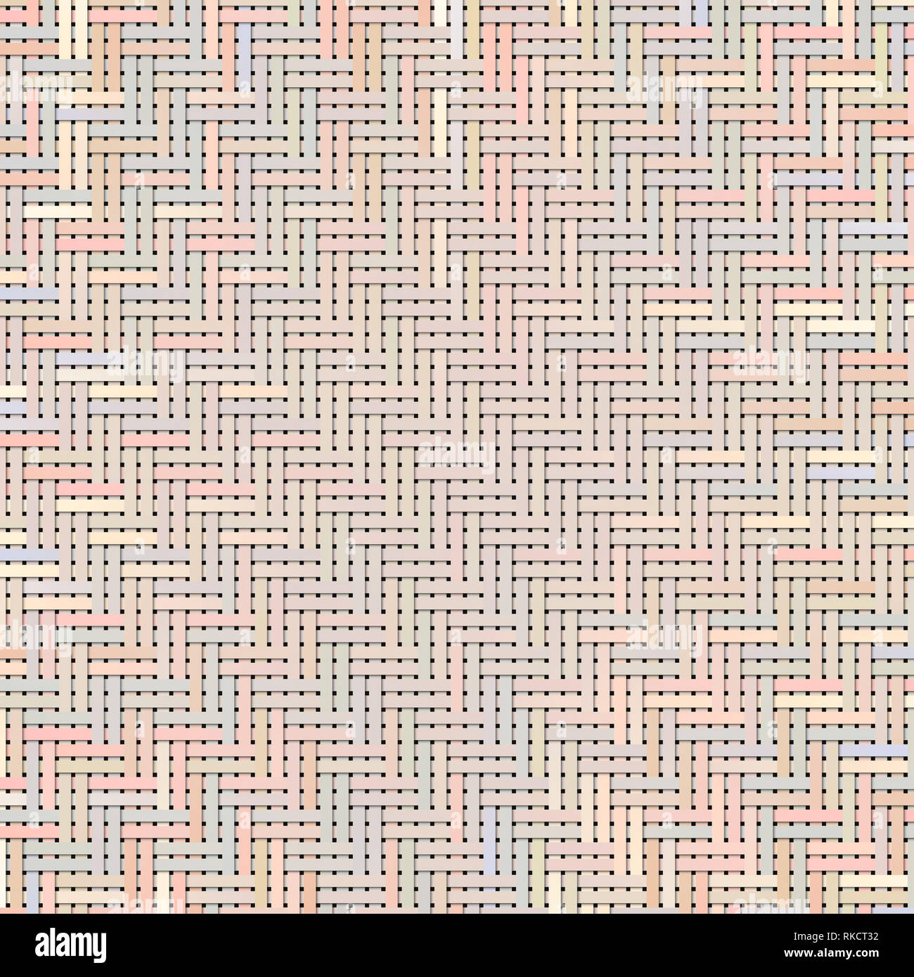 Artistic woven mat or rattan virtual geometric pattern background ...