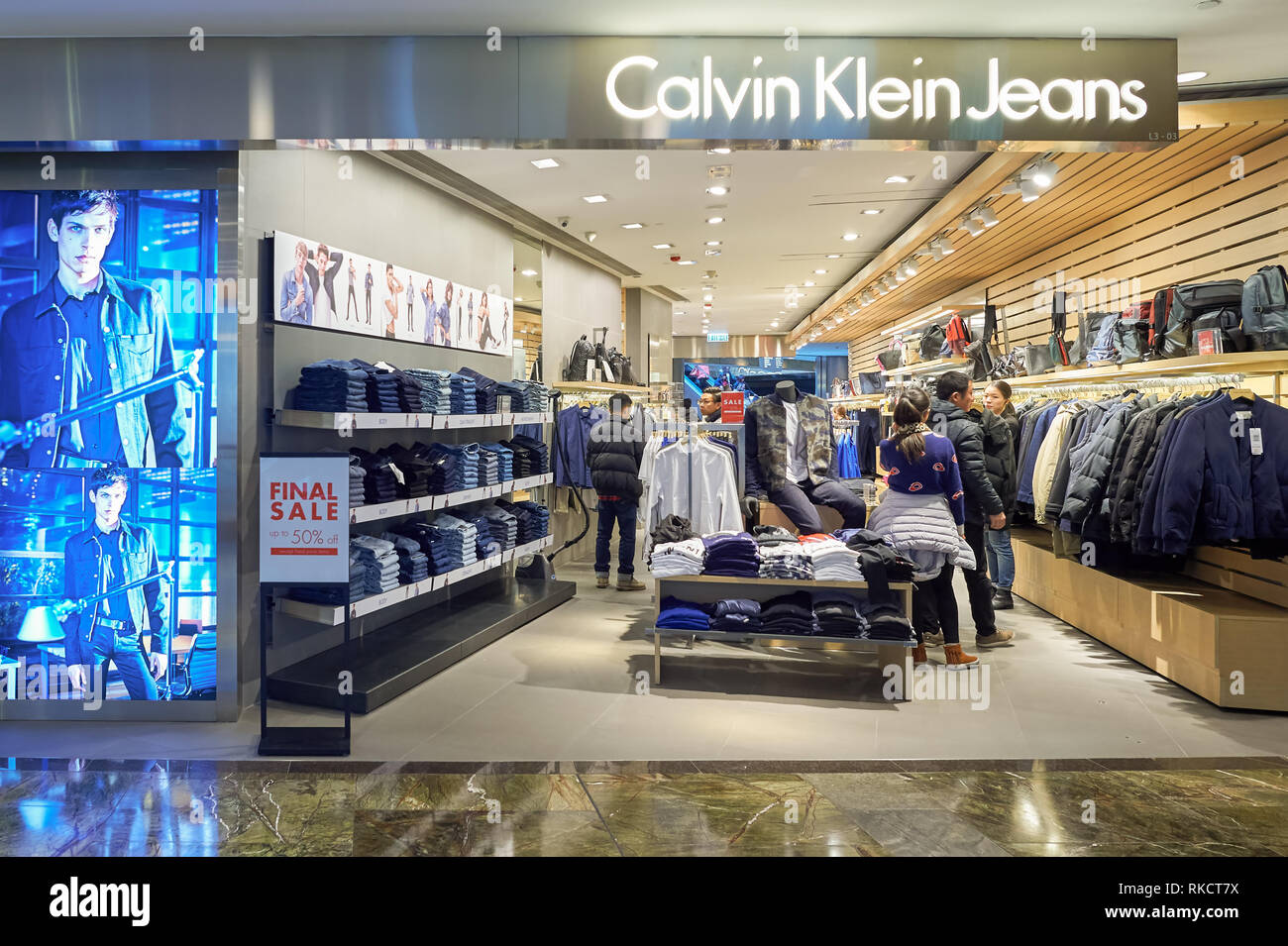 Calvin klein jeans outlet store hi-res stock photography and images - Alamy