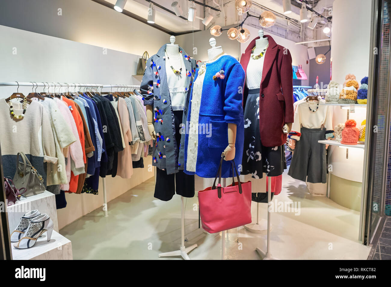 HONG KONG - CIRCA JANUARY, 2016: a store in Hong Kong. Shopping is a ...