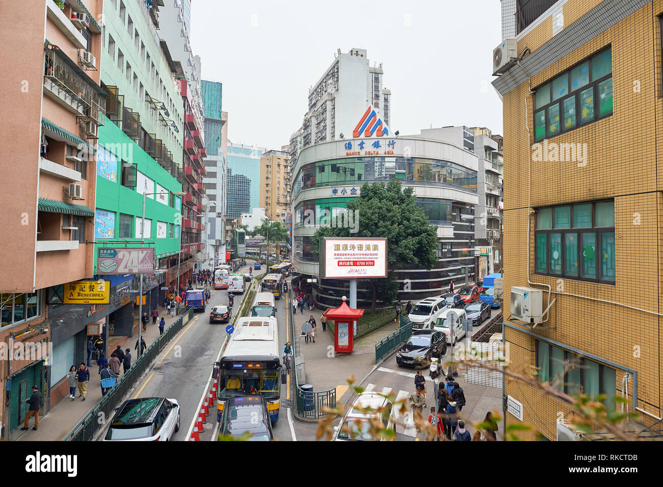 MACAO - CIRCA FEBRUARY, 2016: Macao at daytime. Macao is an autonomous ...