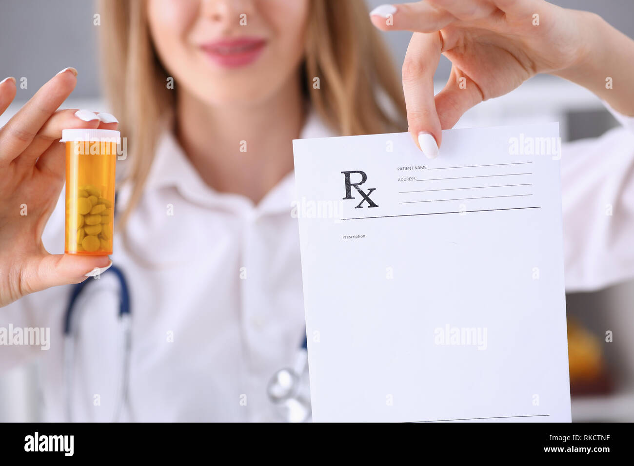 Prescription list hi-res stock photography and images - Alamy