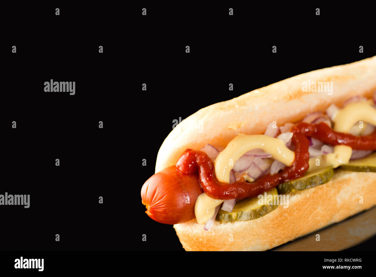 Hot dog bun plain hi-res stock photography and images - Alamy