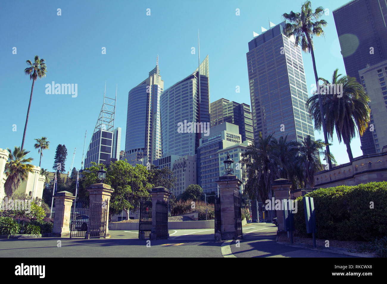 Sydney Australia downtown skyscrapers Stock Photo - Alamy