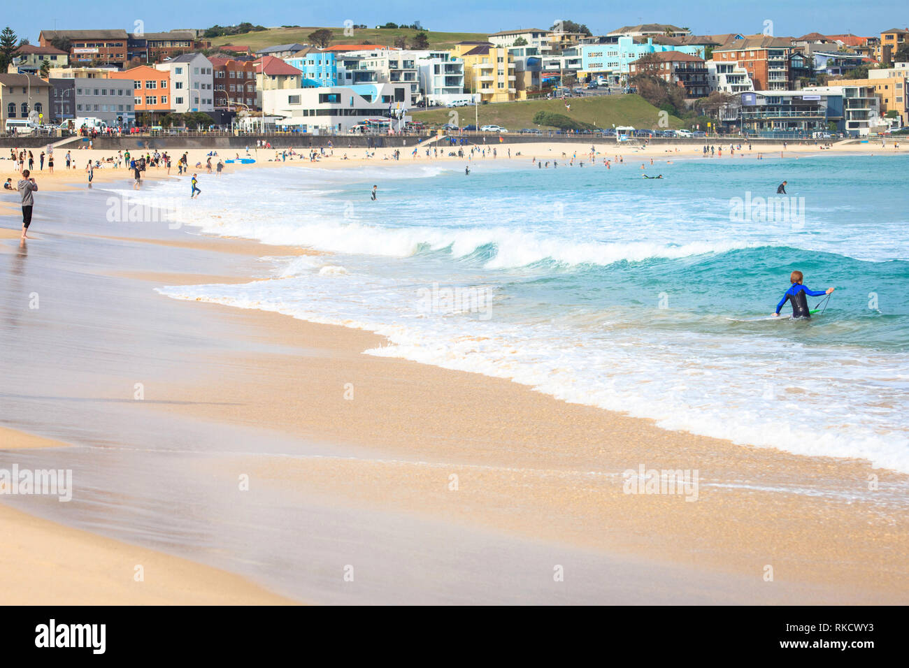 Bondi Beach in summer in Sydney, Australia Stock Photo - Alamy