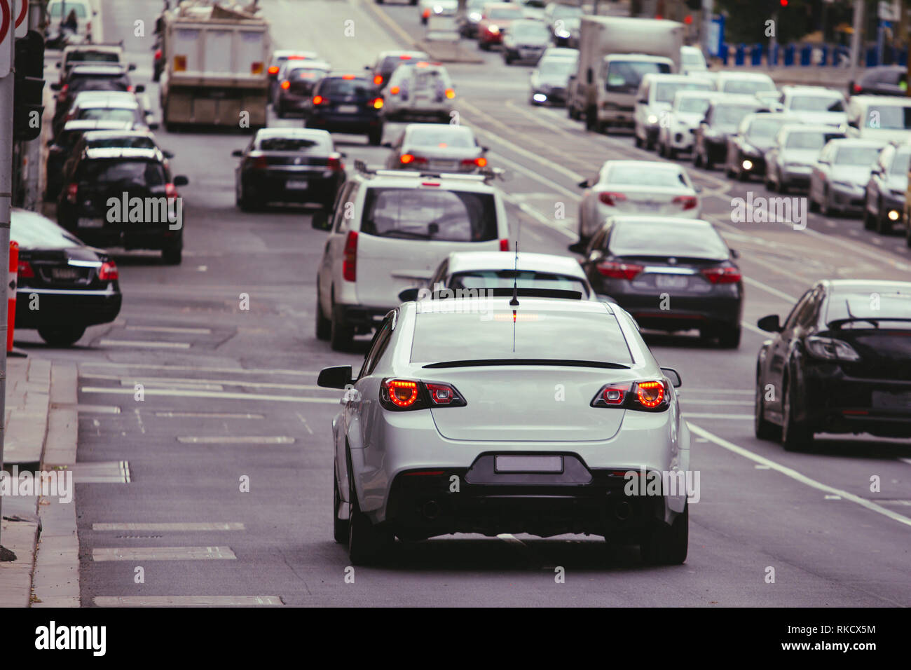 Heavy traffic cars cars drive hi-res stock photography and images - Alamy