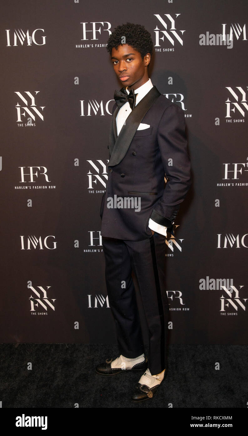 New York, NY - February 6, 2019: Alton Mason attends IMG and Harlem ...