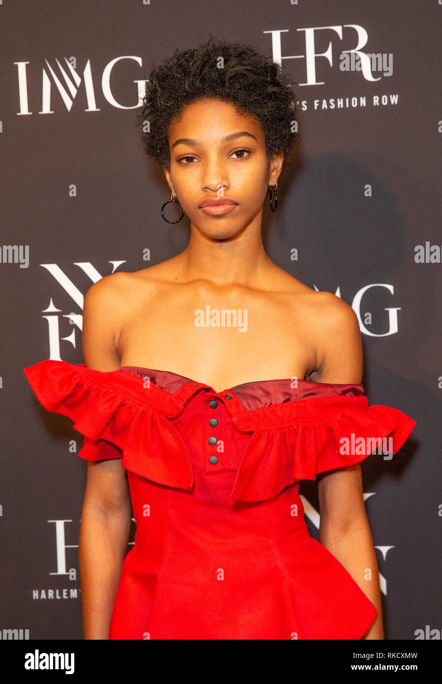 New York, NY - February 6, 2019: Naomi Mason attends IMG and Harlem ...