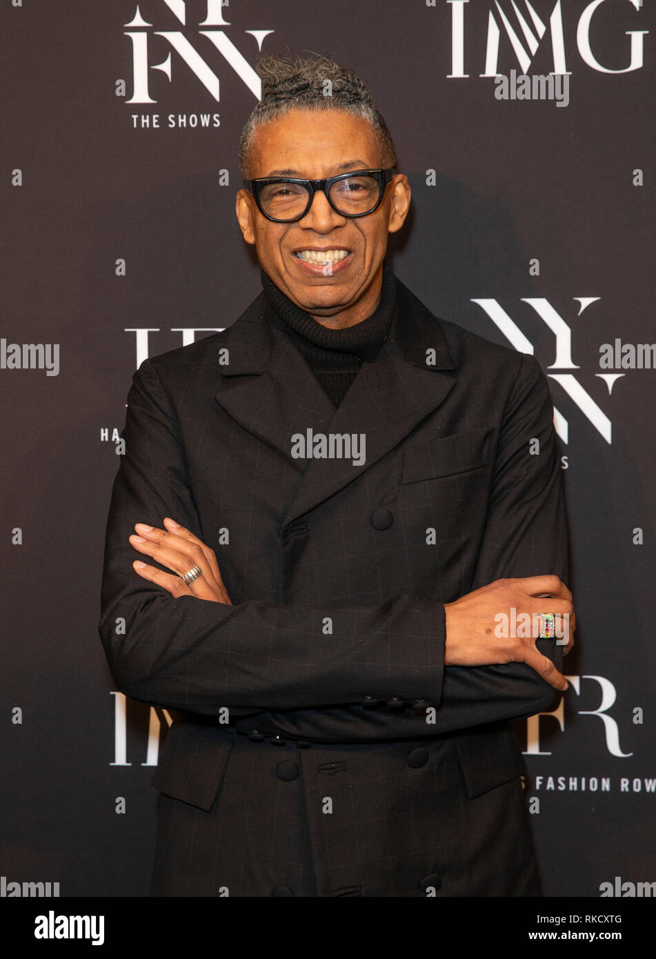 New York, NY - February 6, 2019: Designer Michael B attends IMG and ...